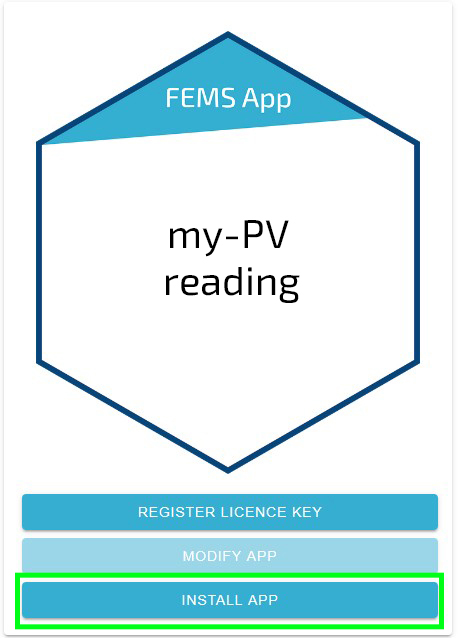 FEMS App my-PV Read Access :: FENECON Dokumente